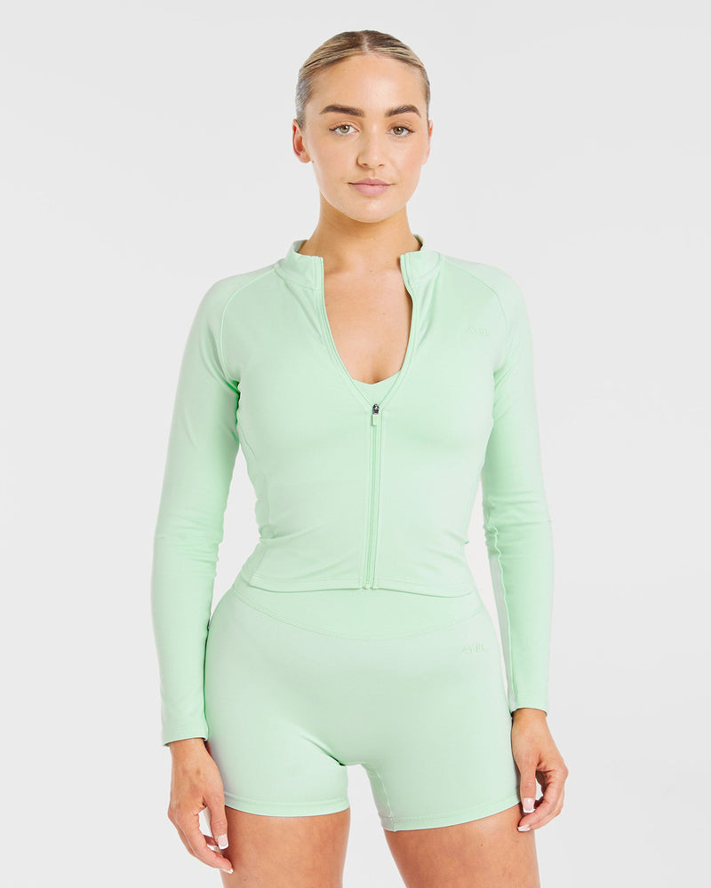 Staple Zip Jacket - Mint Green – AYBL USA