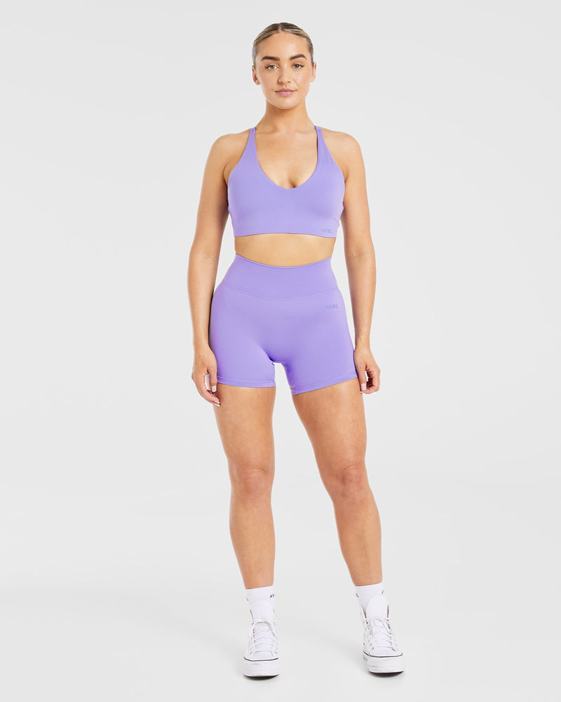 Staple Sports Bra - Vibrant Violet – AYBL USA