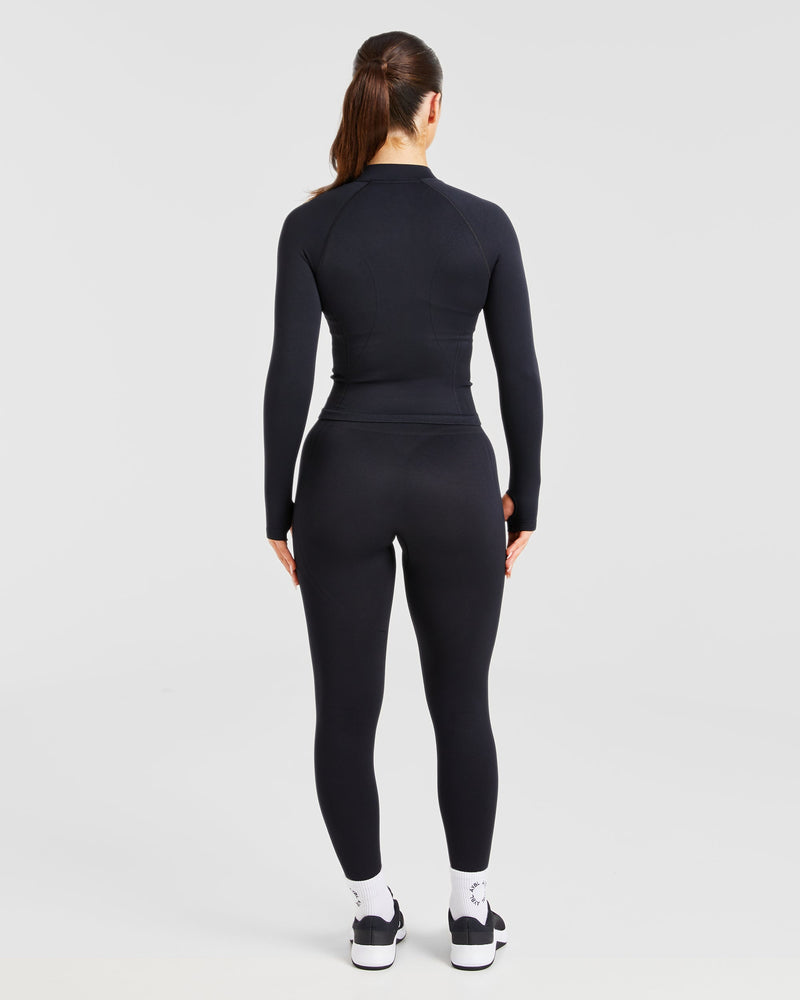 Balance V3 Seamless Zip Jacket - Black – AYBL USA