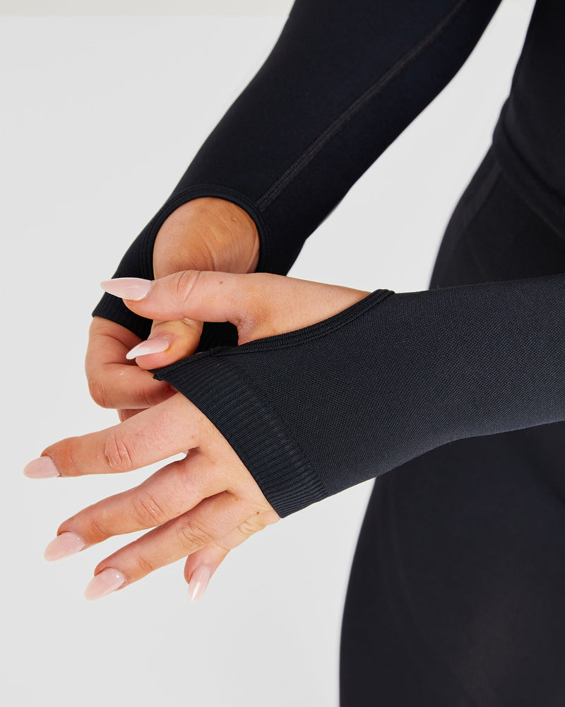 Balance V3 Seamless Zip Jacket - Black – AYBL USA