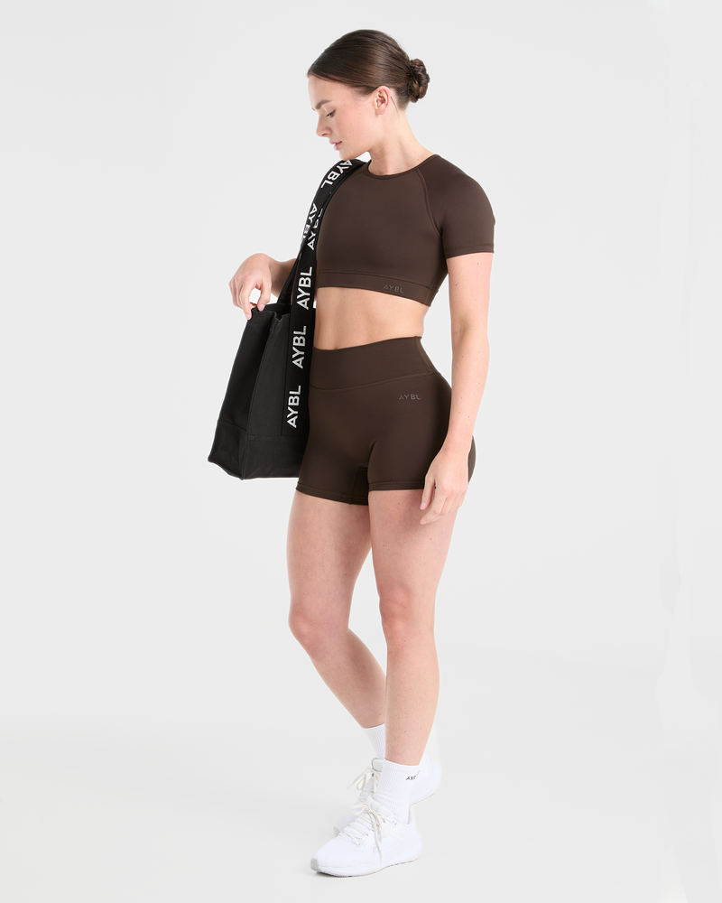 Branded Strap Tote Bag - Black – AYBL USA