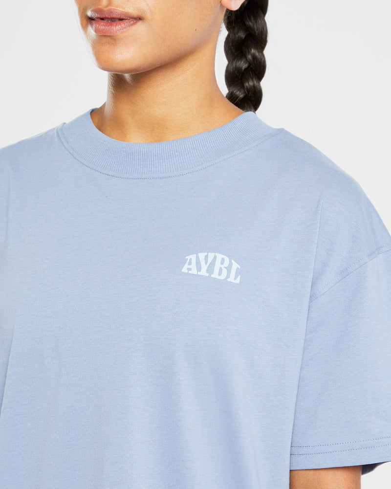 Mind Over Matter Oversized T Shirt - Blue – AYBL USA