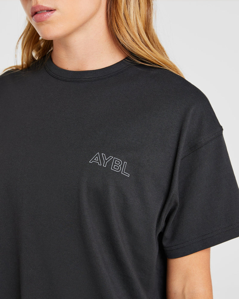 AYBL Athletics Oversized T Shirt - Black – AYBL USA