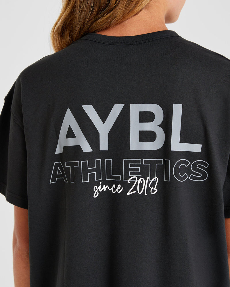 AYBL Athletics Oversized T Shirt - Black – AYBL USA
