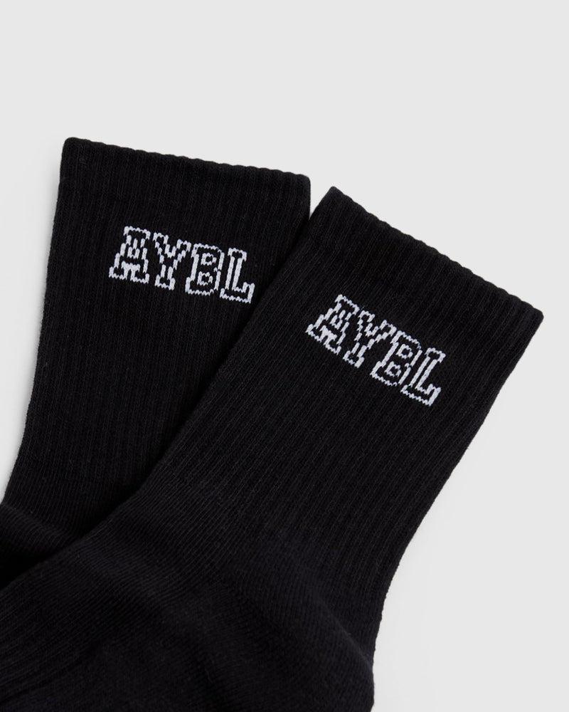 Varsity Crew Socks - Black – AYBL USA